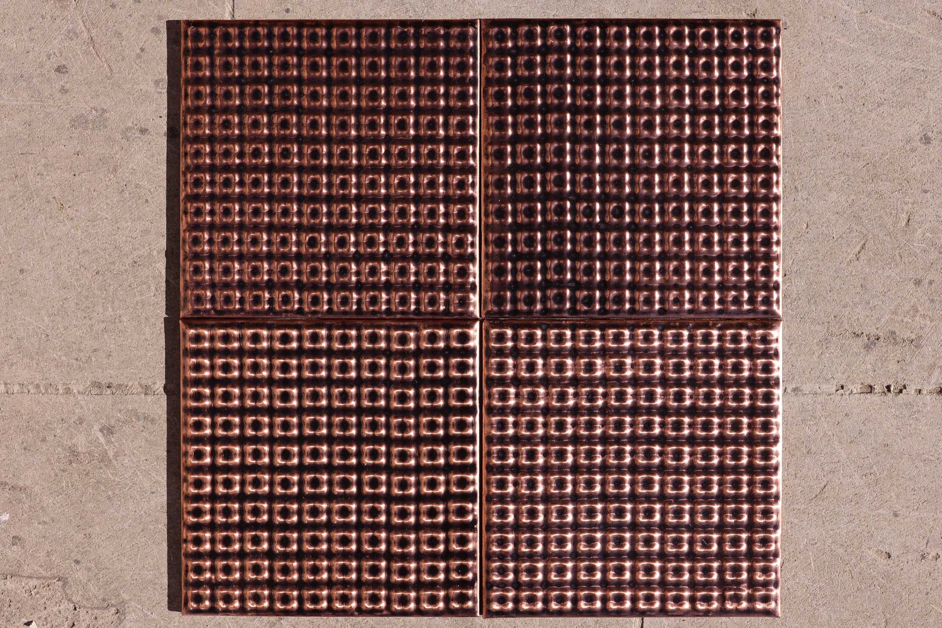 Copper Wall Tile, Handmade Copper Backsplash, Immortal Copper Mine ...