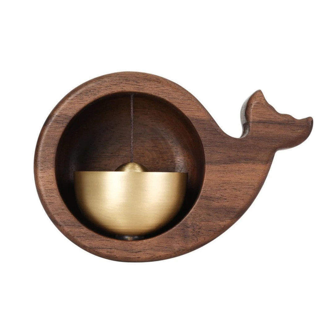 Doorbells Handmade Wooden Wind Chime Doorbell Creative Walnut - Etsy