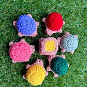 Crochet Turtle Racing Board Game - Pace Race - Educational Game ...