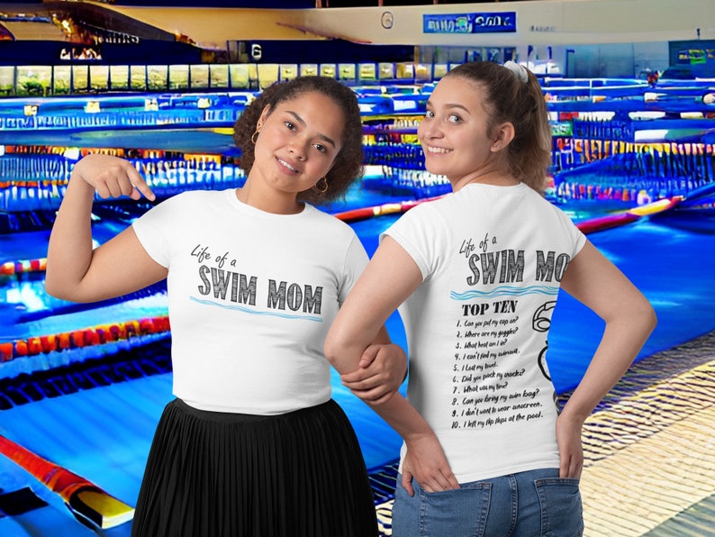 Life of a Swim Mom - Unisex Softstyle T-shirt - Etsy
