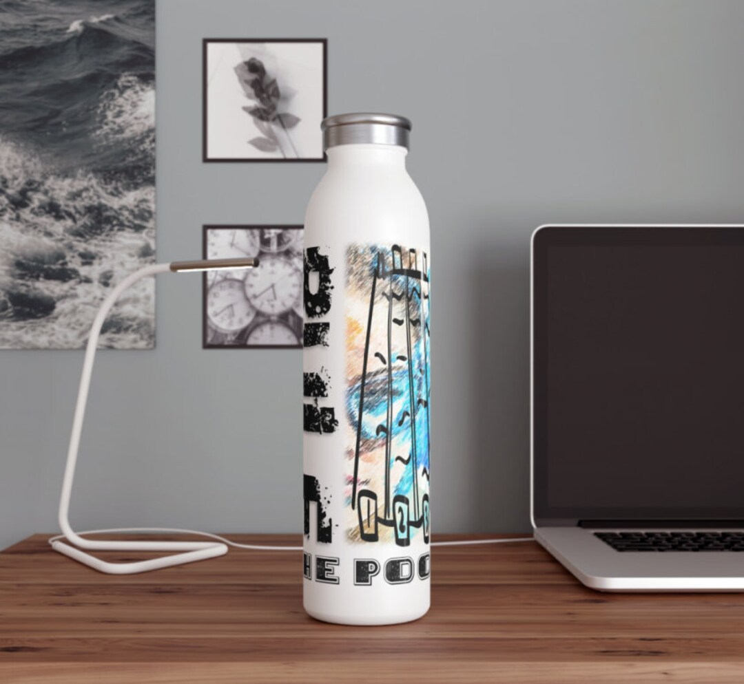 Rule the Pool - Slim Water Bottle - Etsy