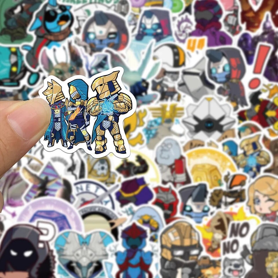 DESTINY 2 STICKERS 50 Stickers Cartoon Style, High Quality - Etsy