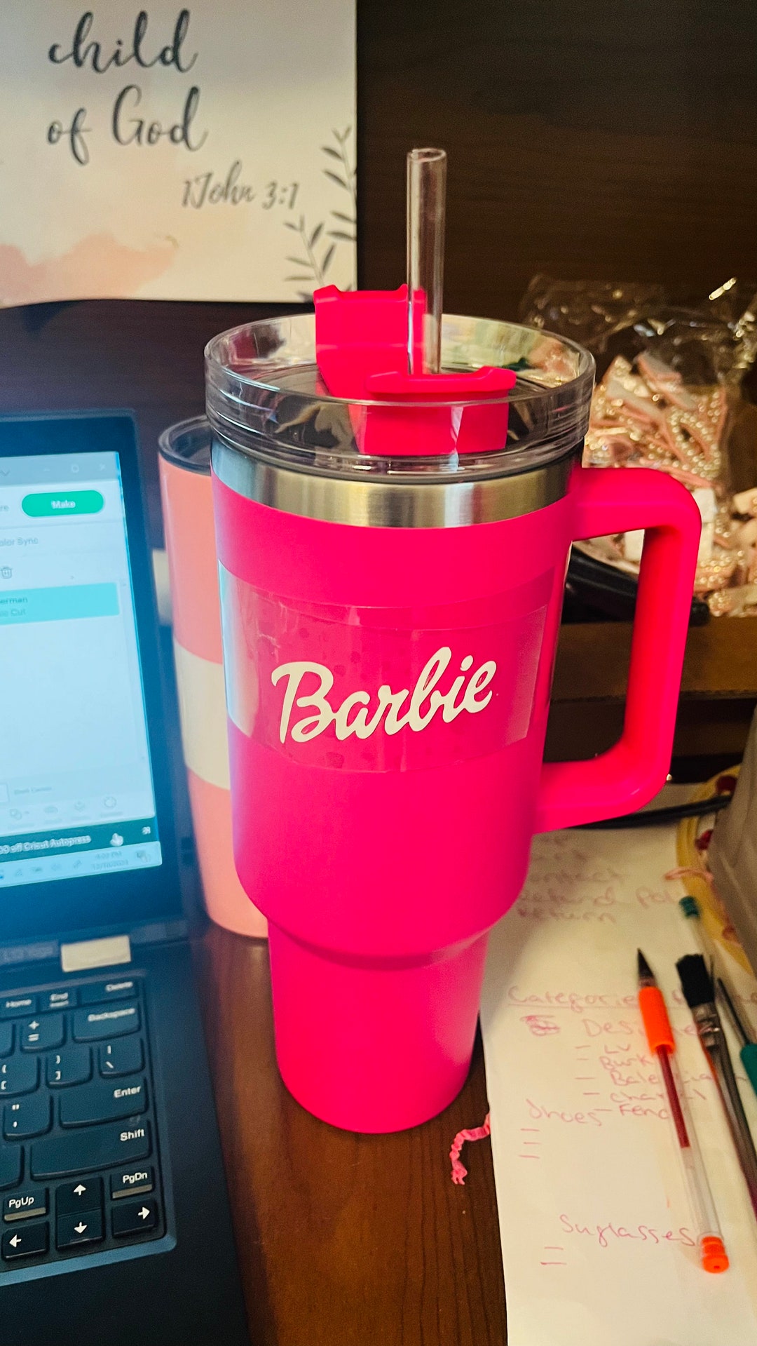 Barbie Custom Stanley Cup - Etsy