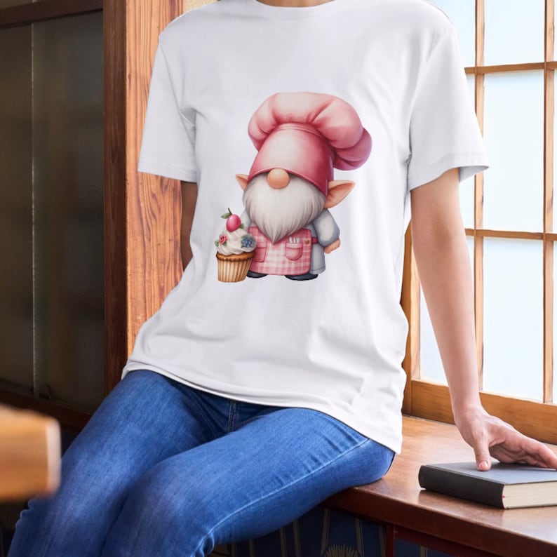 Baker Gnomes Watercolor Clipart Set - Cute Kitchen Gnomes, Chef Gnome ...