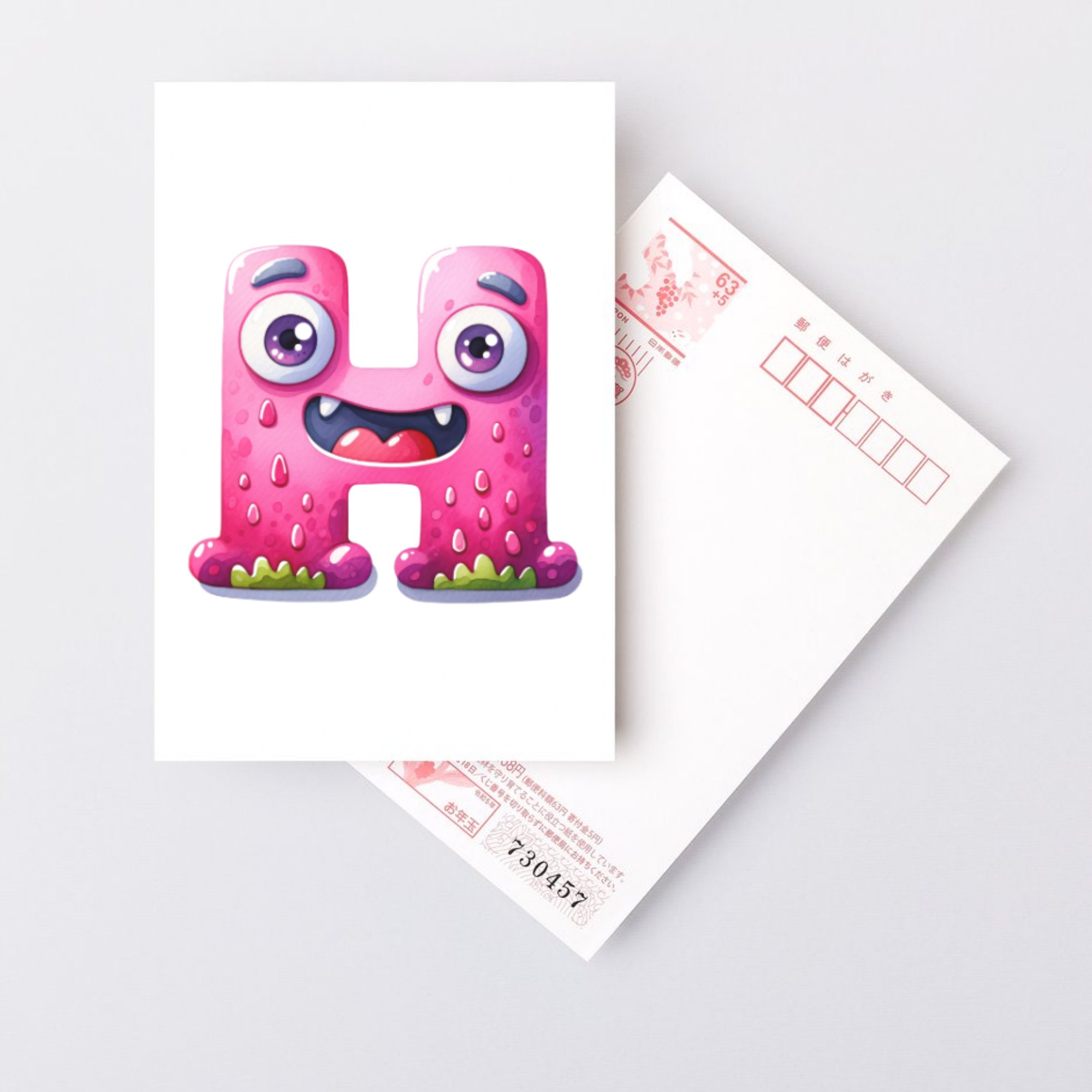 Cute Monster Lettering Clipart Alphabet & Numbers Watercolor Set for ...