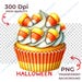Halloween Cupcake Clipart: Watercolor PNG Set (digital Download) - Etsy