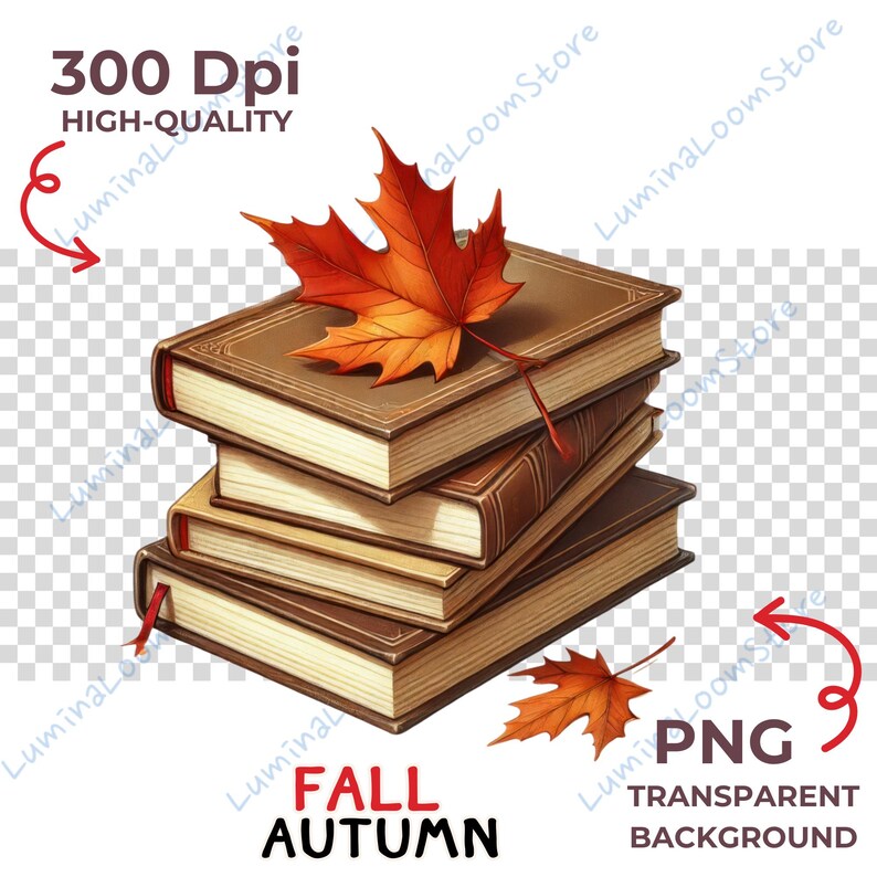 Autumn Watercolor Clipart Set: Cozy Fall PNG Elements (digital Download ...