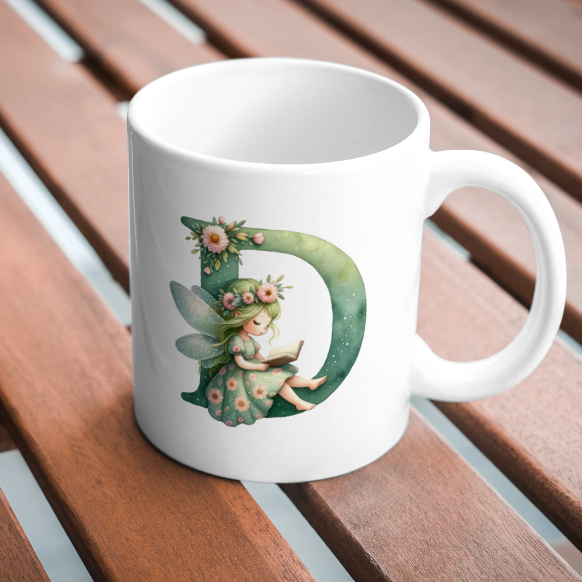 Fairy Alphabet & Numbers Clipart - 41 Watercolor PNG Files, Magical ...