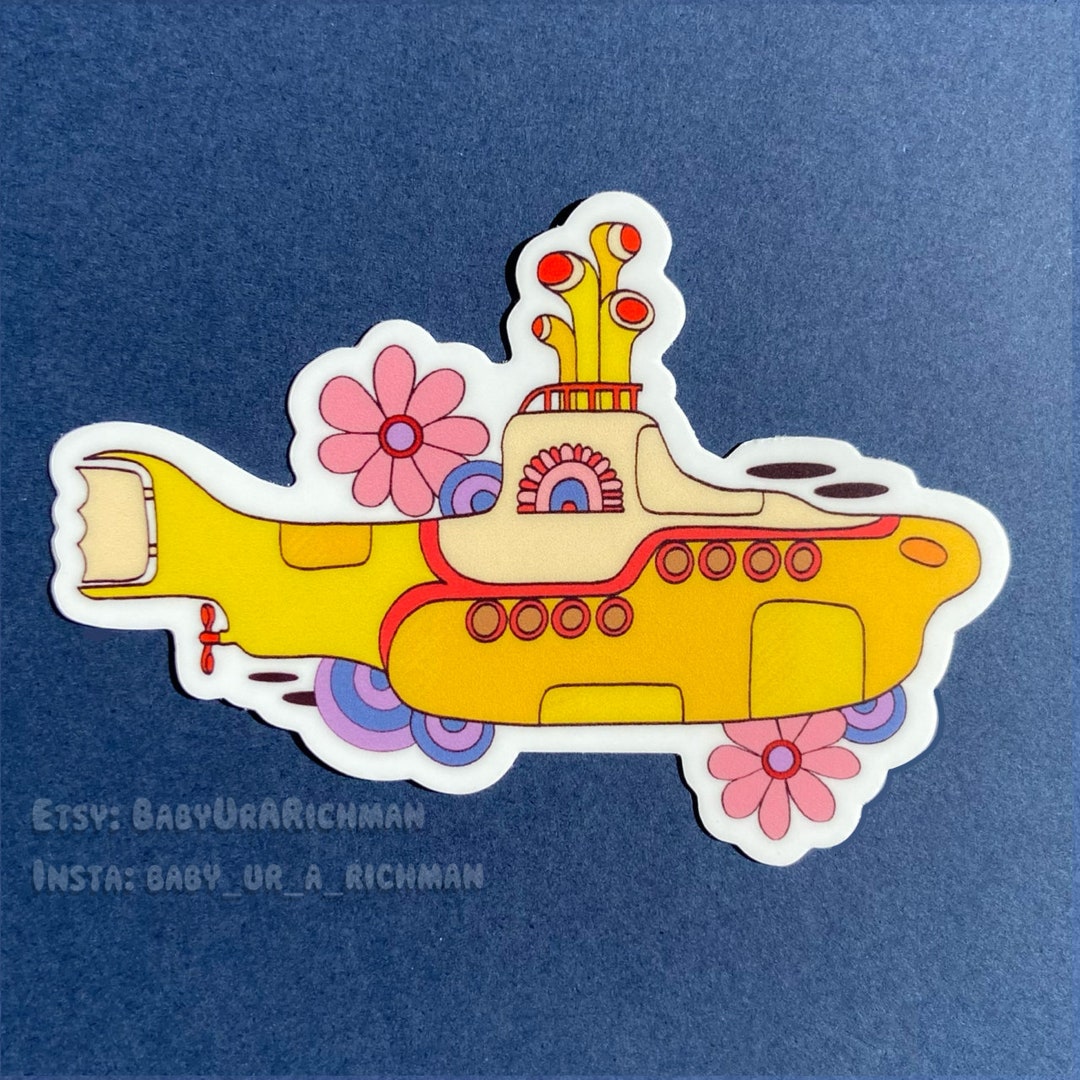 Beatles Yellow Submarine Vinyl Die Cut Sticker - Etsy