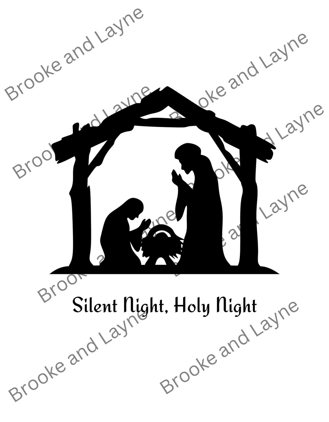 Nativity, Mary and Joseph, Baby Jesus SVG - Etsy Canada