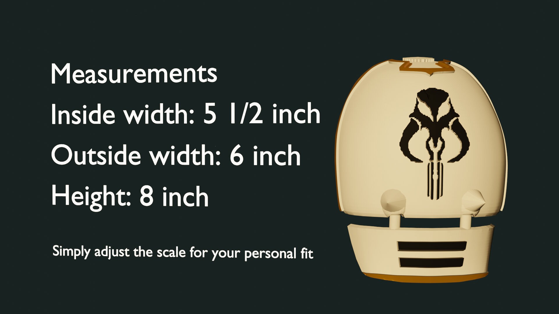 Mandalorian Shoulder Armor STL File for 3D Printing - Etsy