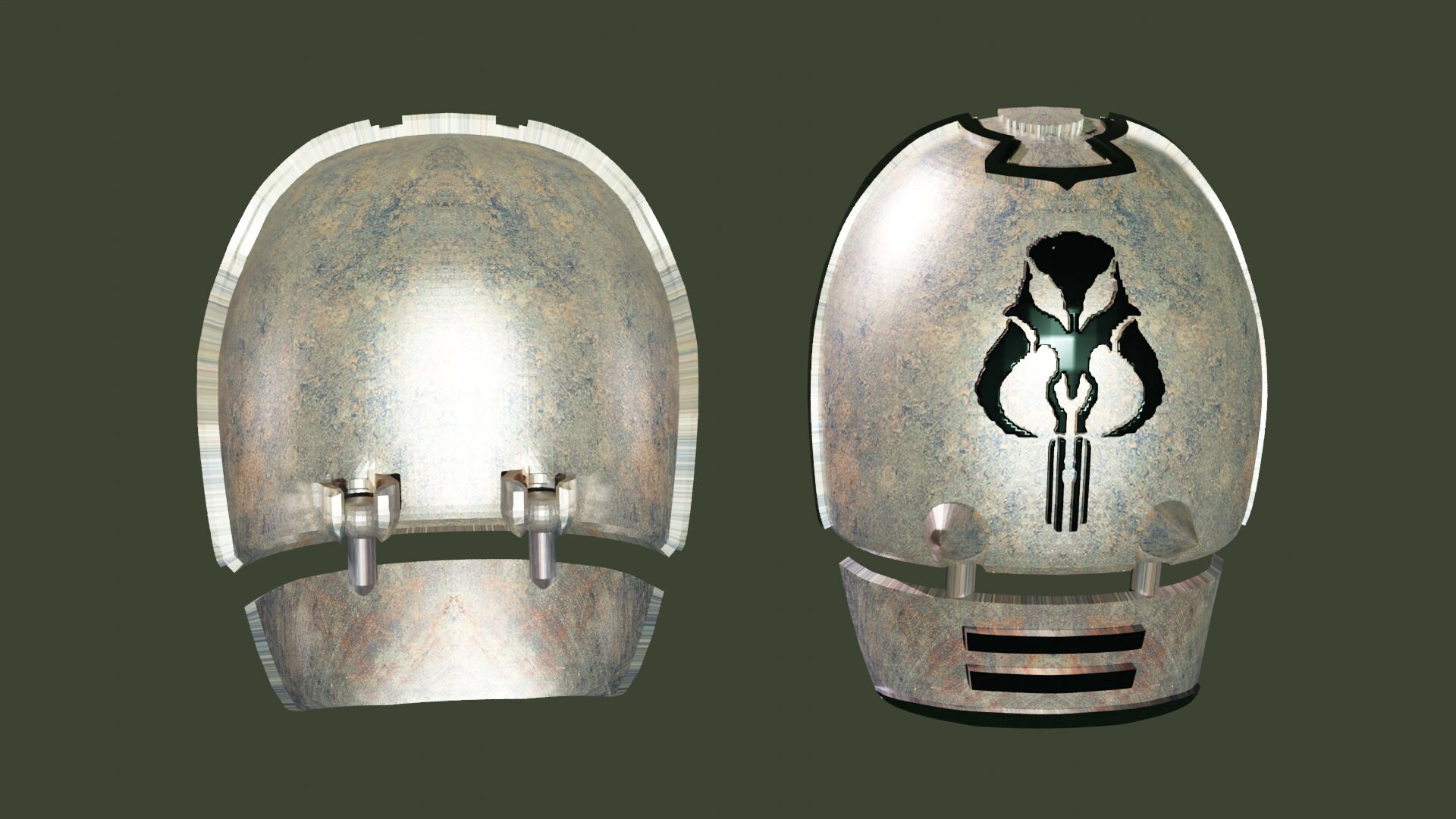 Mandalorian Shoulder Armor STL File for 3D Printing - Etsy