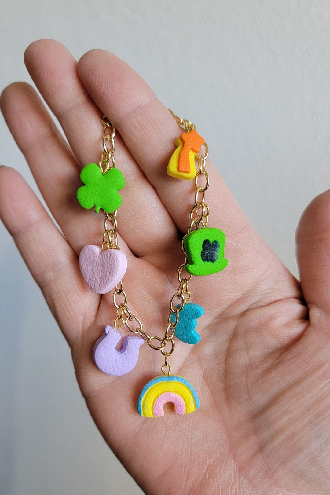 Lucky Charm Bracelet/ Food Jewelry/ Cereal Jewelry - Etsy