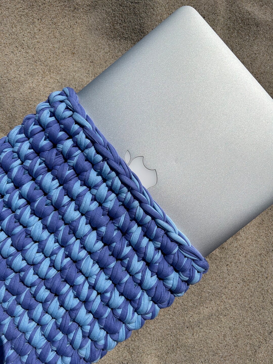 Handmade Crochet MacBook Case MacBook Sleeve Notebook Sleeve Multicolor ...