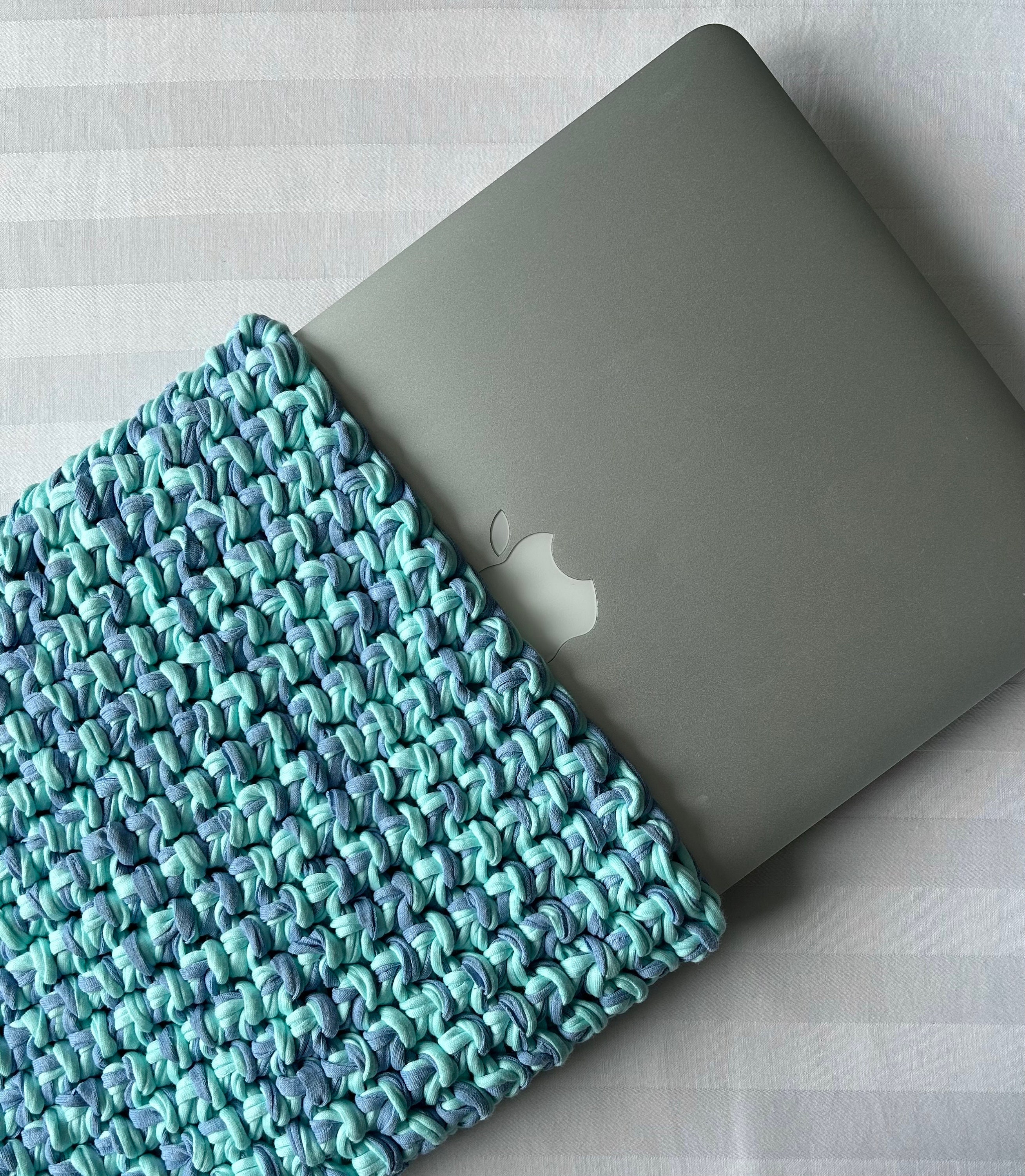 Handmade Crochet MacBook Case MacBook Sleeve Notebook Sleeve Multicolor ...