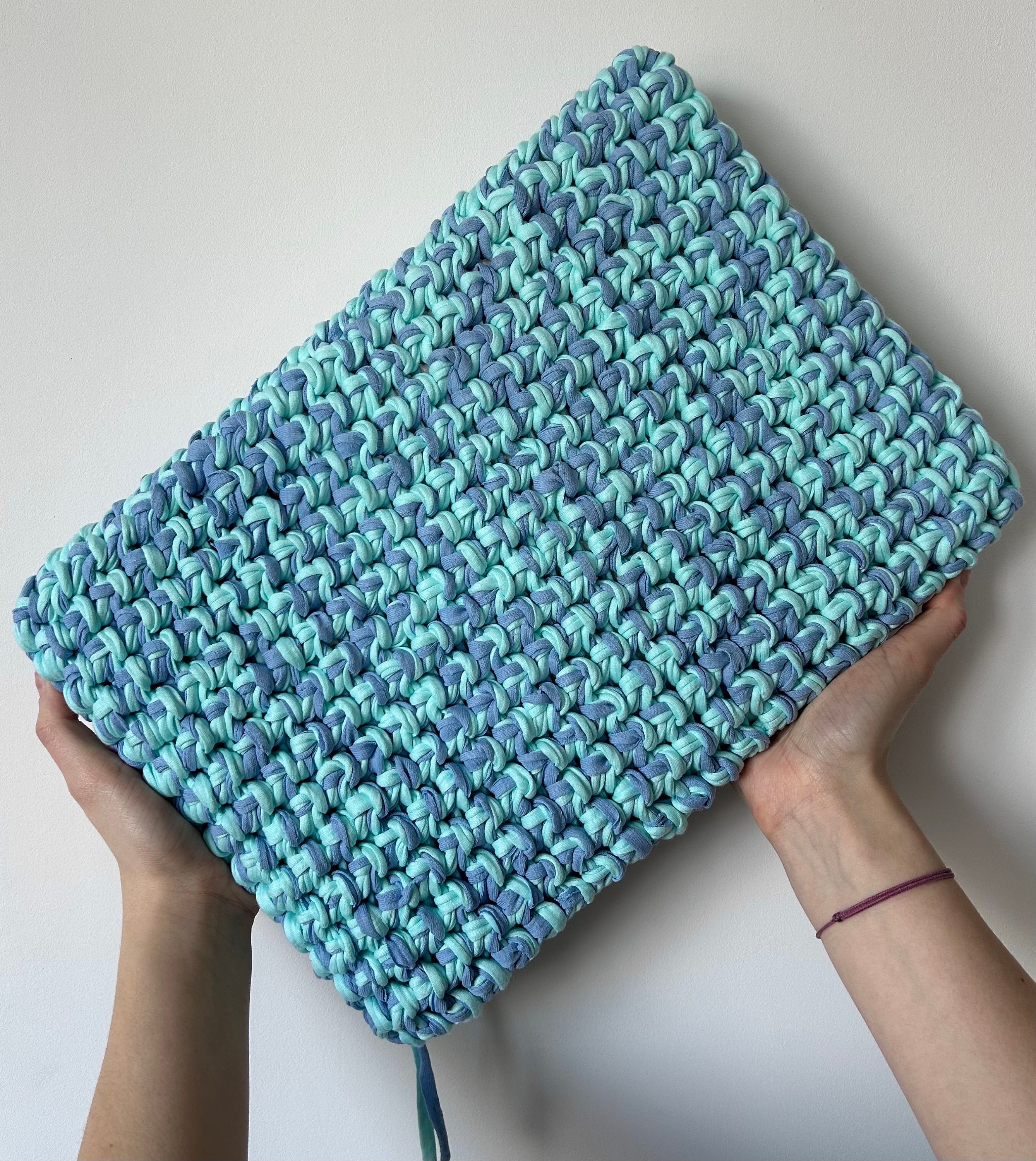 Handmade Crochet MacBook Case MacBook Sleeve Notebook Sleeve Multicolor ...