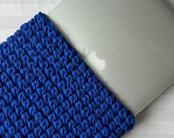 Handmade Crochet MacBook Case MacBook Sleeve Notebook Sleeve Multicolor ...