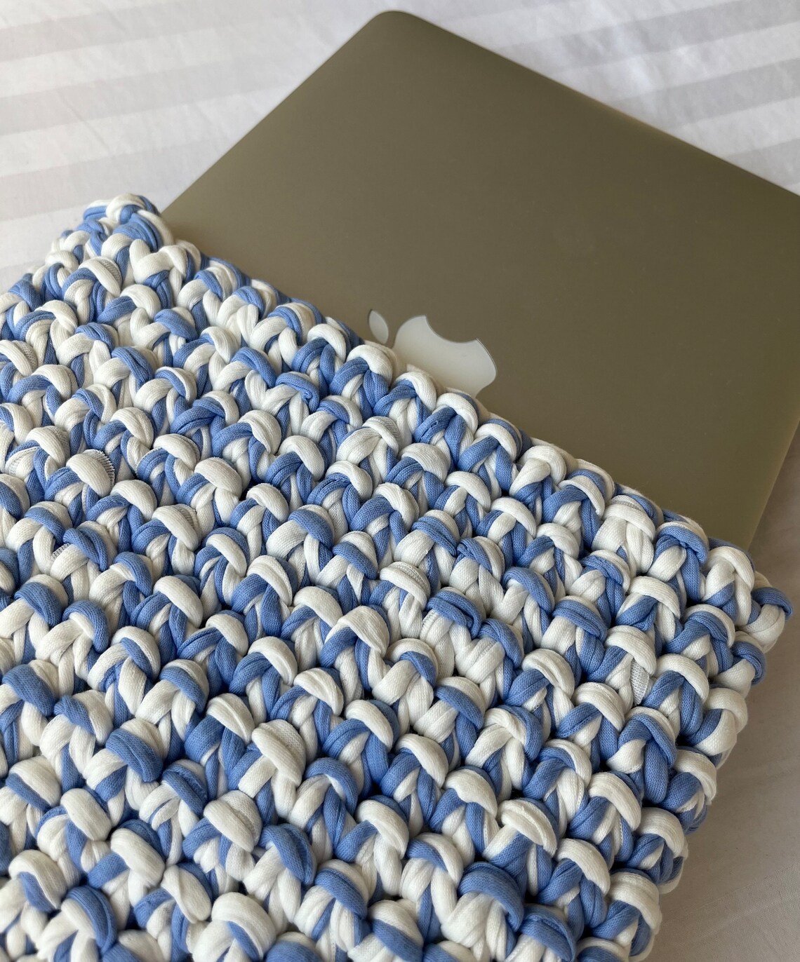 Handmade Crochet MacBook Case MacBook Sleeve Notebook Sleeve Multicolor ...