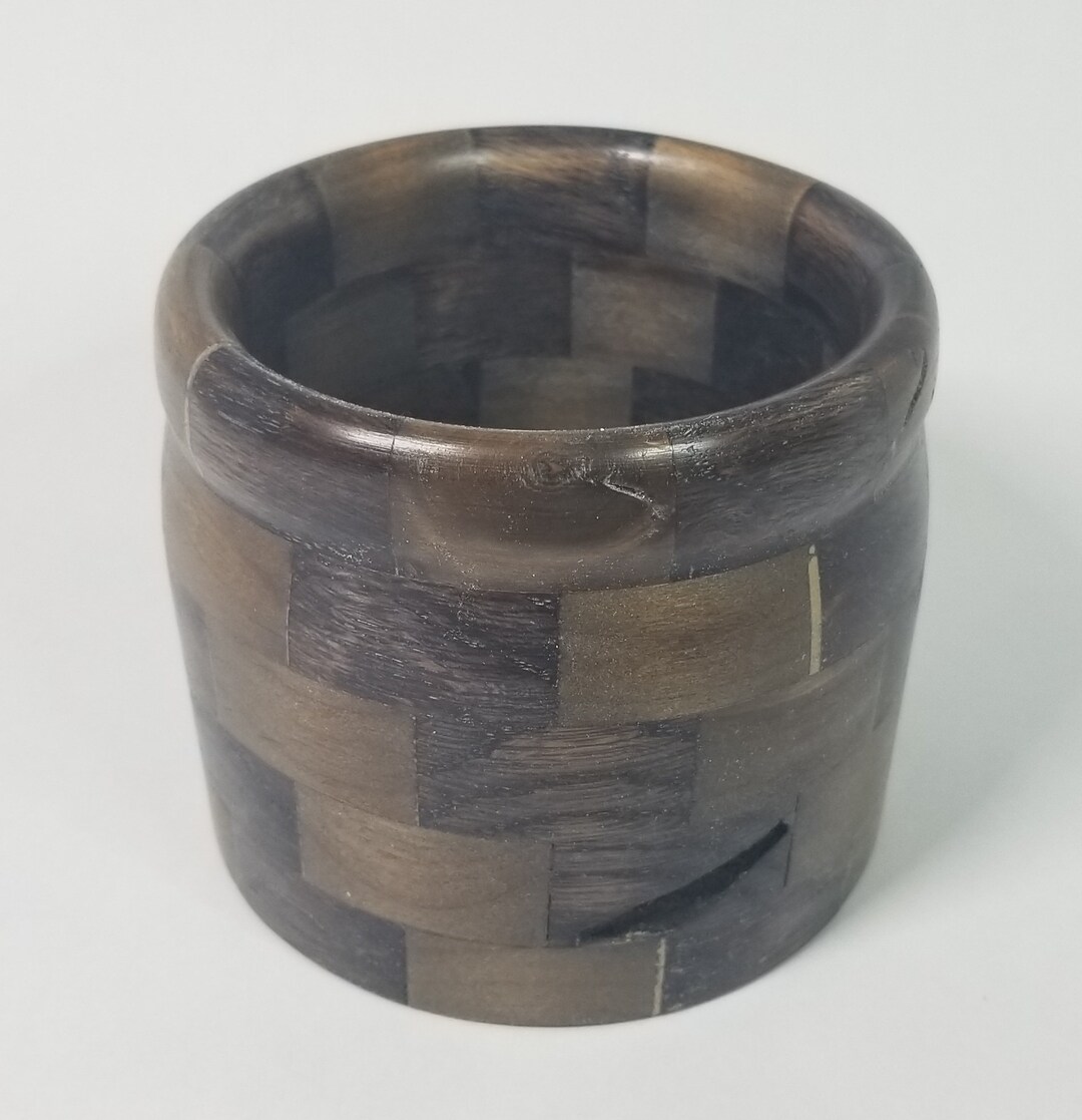 Hand Turned Segment Pen Holder - Etsy