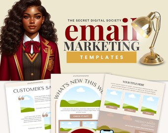 35 Customizable DIY Email Marketing Templates, Canva Template, Email ...