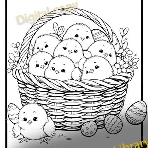 Hoppy Easter Moments Coloring Page | 17 Easter Themed Coloring Pages ...