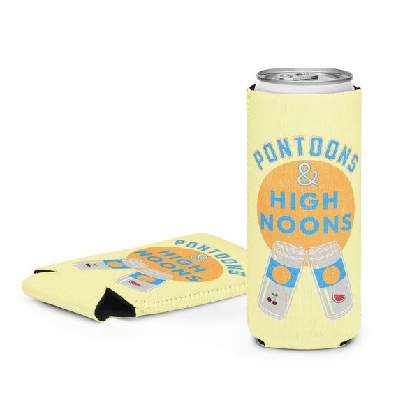 Pontoons and High Noons Koozie - Etsy UK