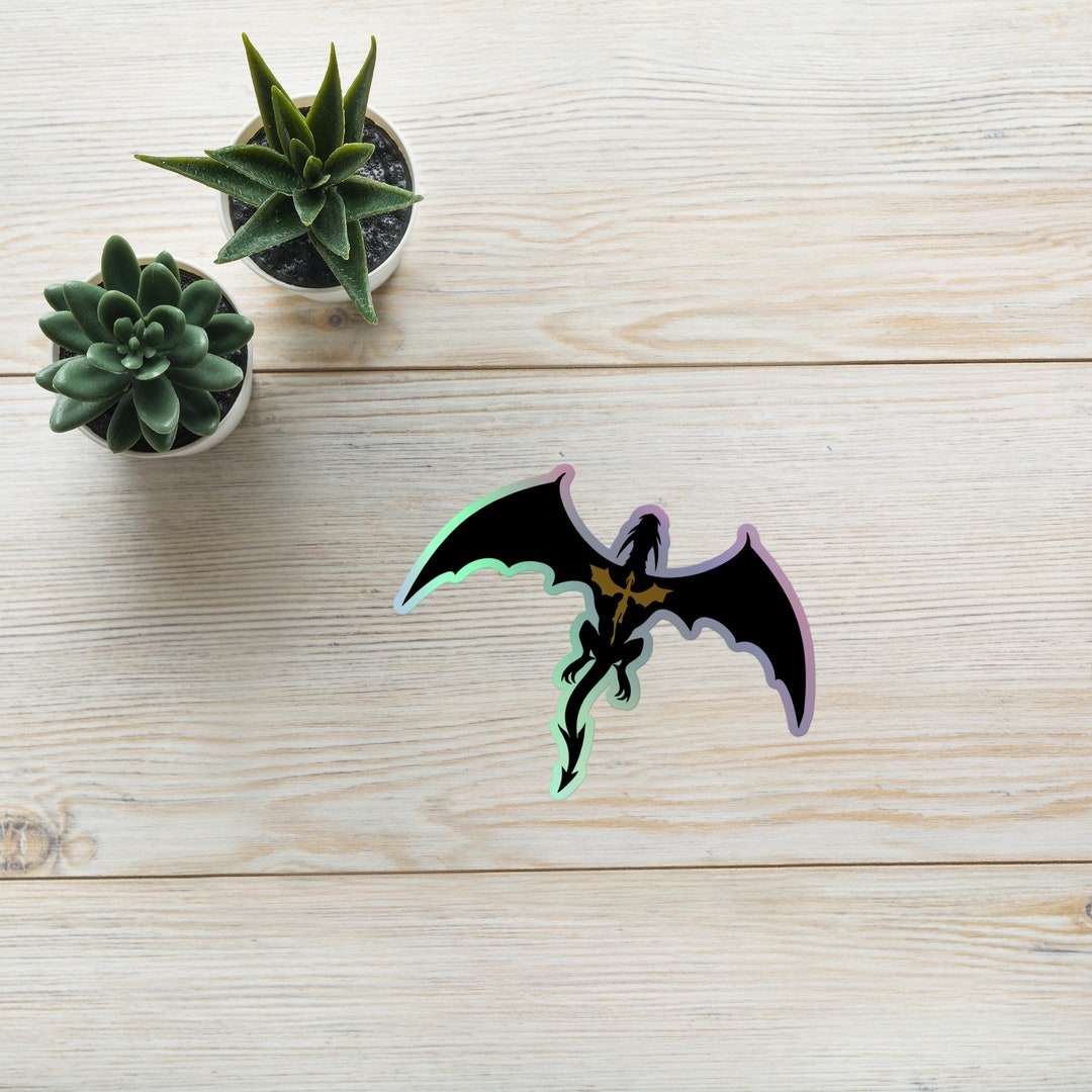 Fourth Wing Holographic Sticker, Fantasy Book Stickers, Fantasy Reader ...