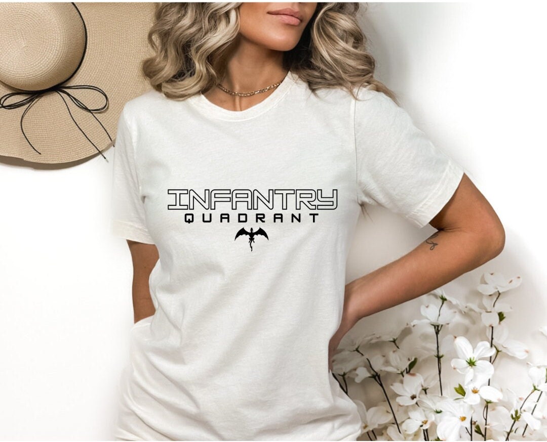 Fourth Wing T-shirt, Infantry Quadrant, Fantasy Book, Fantasy Reader ...
