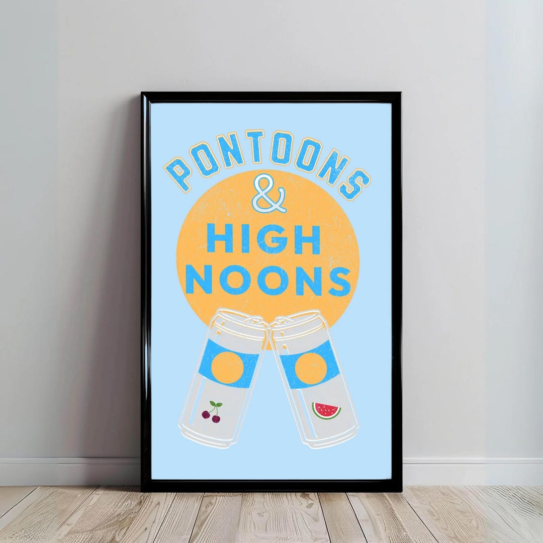Pontoons and High Noons Digital Art, High Noon Pontoon Digital Download ...
