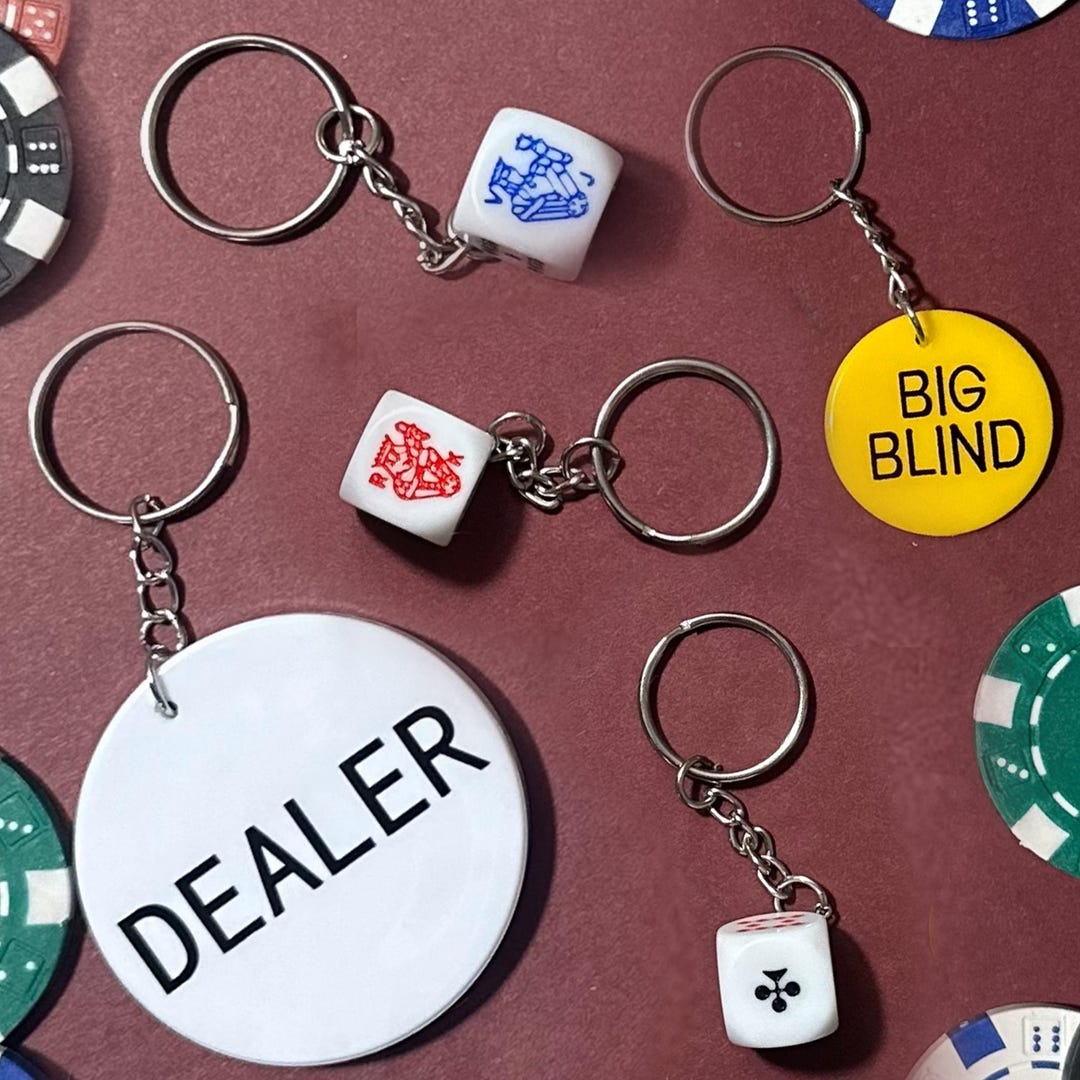 Poker Keychain Set - Etsy