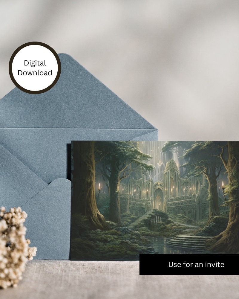 LOTR Lothlórien Pngs,svg Bundle,lord of the Rings,mystical Castle ...