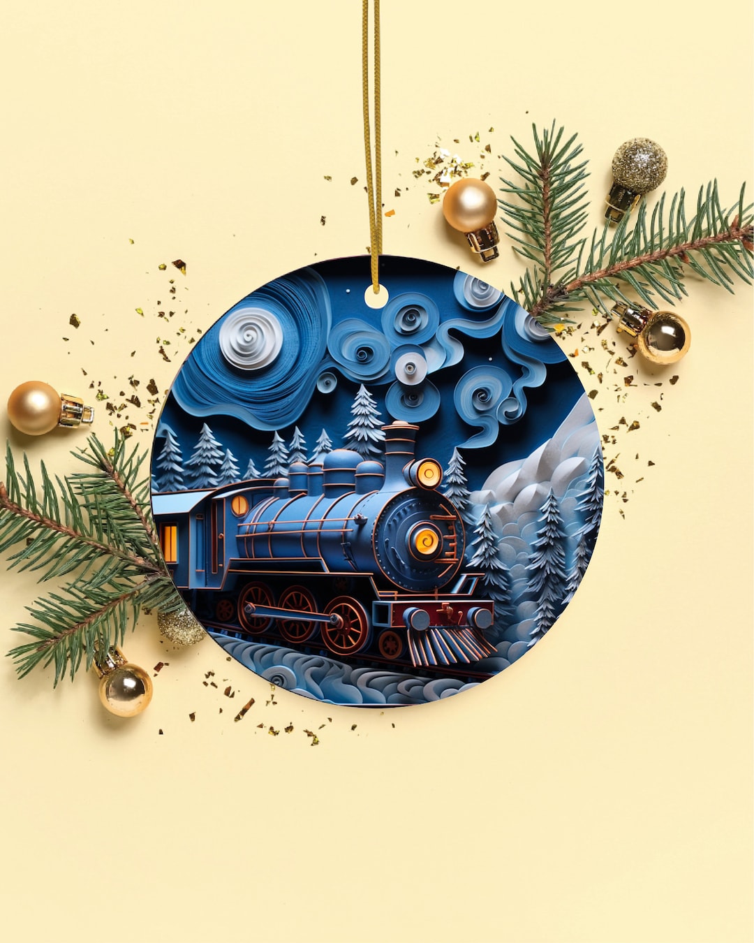 The Polar Express Ornamentchristmas Polar Expresspolar - Etsy