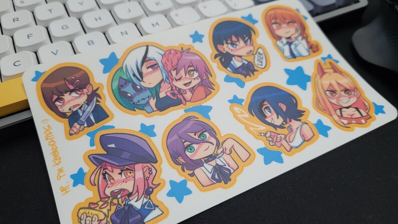 CSM Devil and Devil Hunter Stickers - Etsy