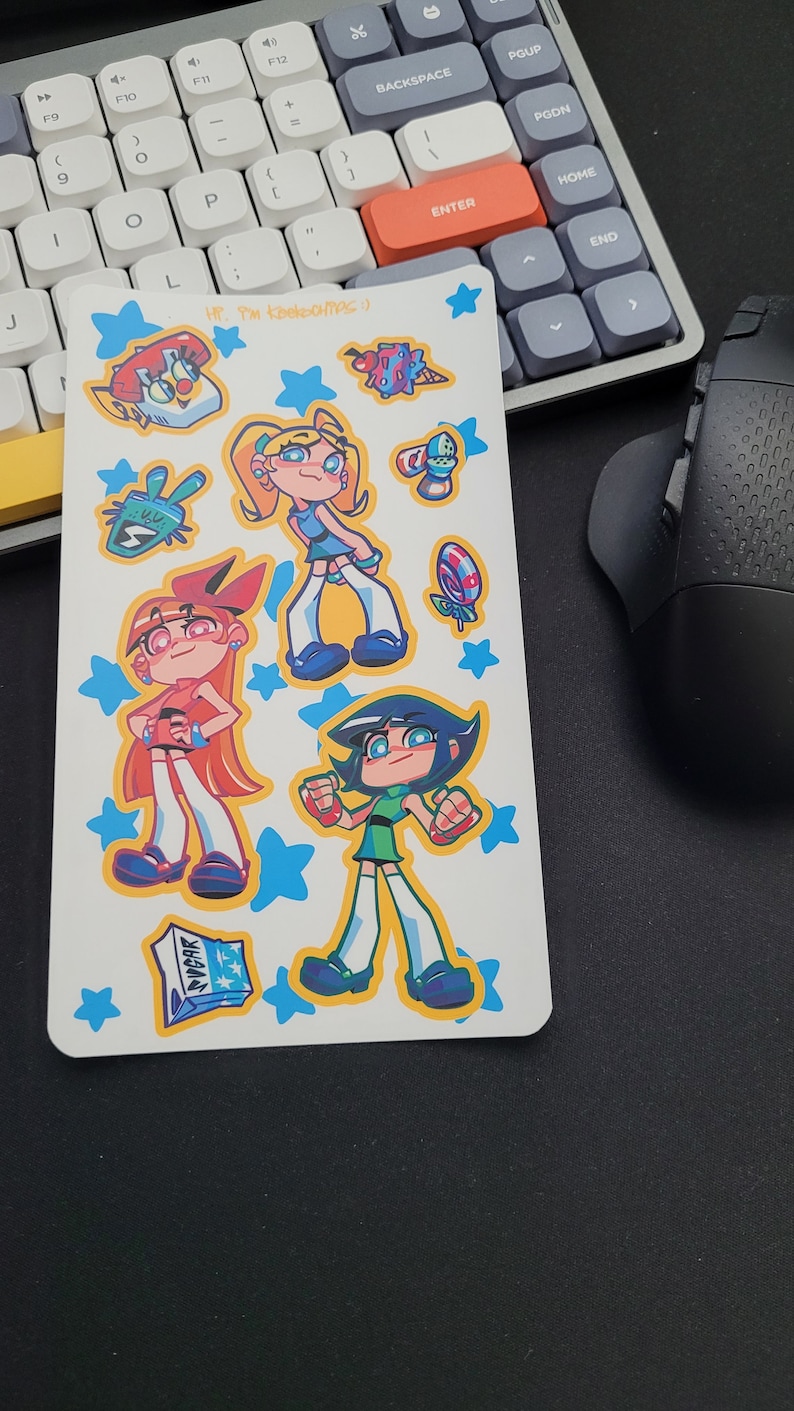 Powerpuff Girls and Mojo Jojo Stickers - Etsy