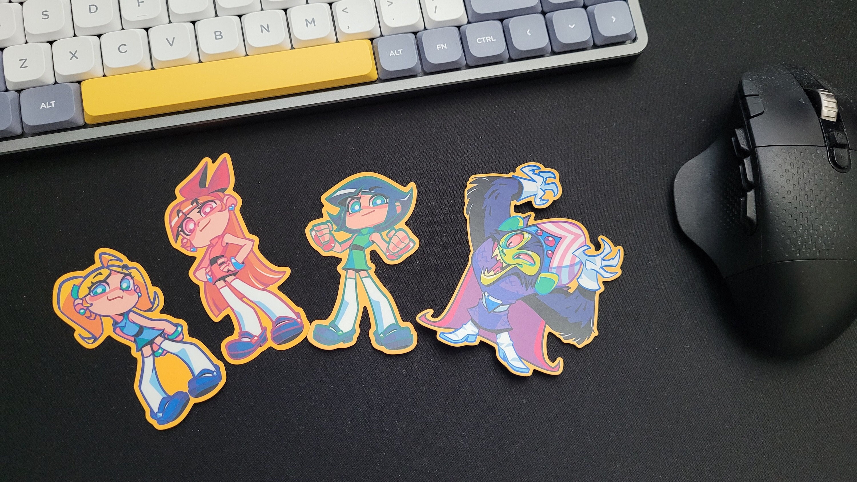 Powerpuff Girls and Mojo Jojo Stickers - Etsy