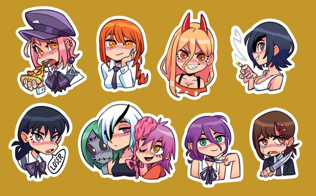 CSM Devil and Devil Hunter Stickers - Etsy