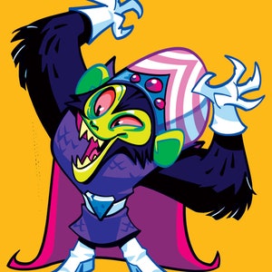 Powerpuff Girls and Mojo Jojo Stickers - Etsy