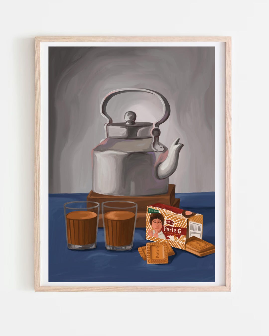 Chai Tea Poster, Masala Chai Printable Art, South Asian Kitchen Art ...