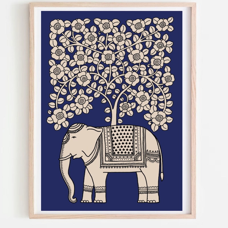 Elephant Art - Etsy