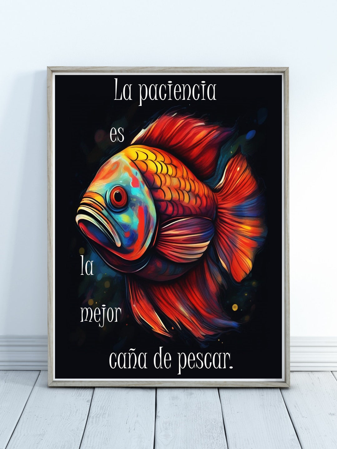 5 Designs Digital, Digital Fish Design, Digital Download Wall Art ...