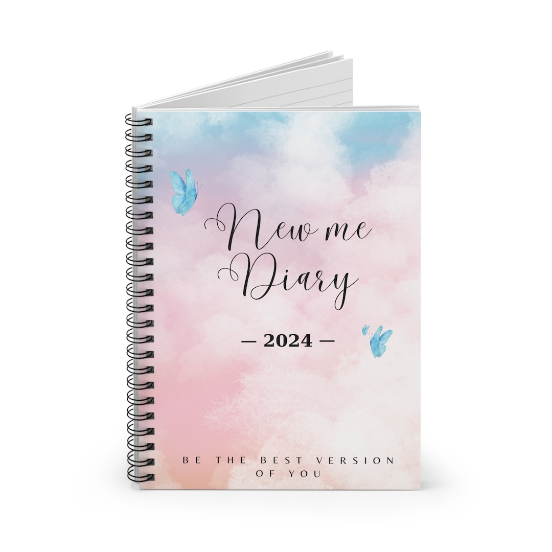 Personalised 2024 Diary the New Me New Version of Me , New Year 2024 ...