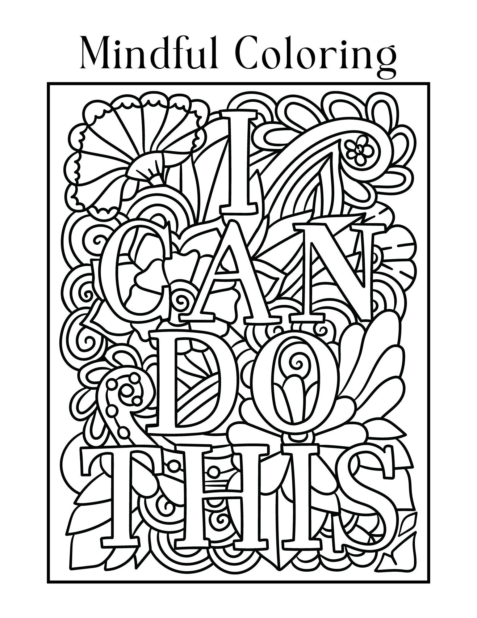 Mindful Coloring - Etsy