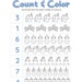 Count and Color, Kindergarten, Kids, Math, Learning, Numbers - Etsy