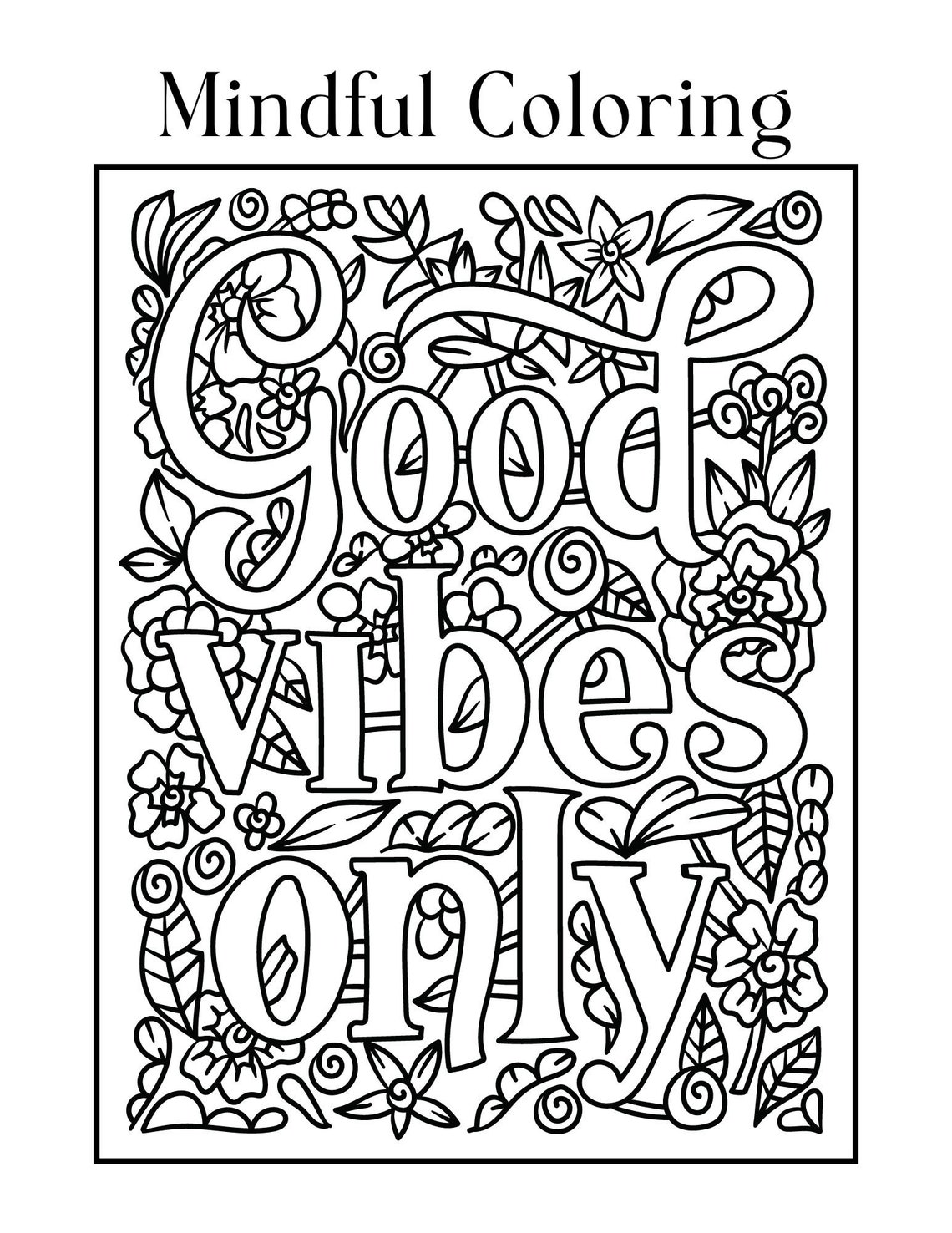 Mindful Coloring Book: Therapeutic Floral Designs - Etsy