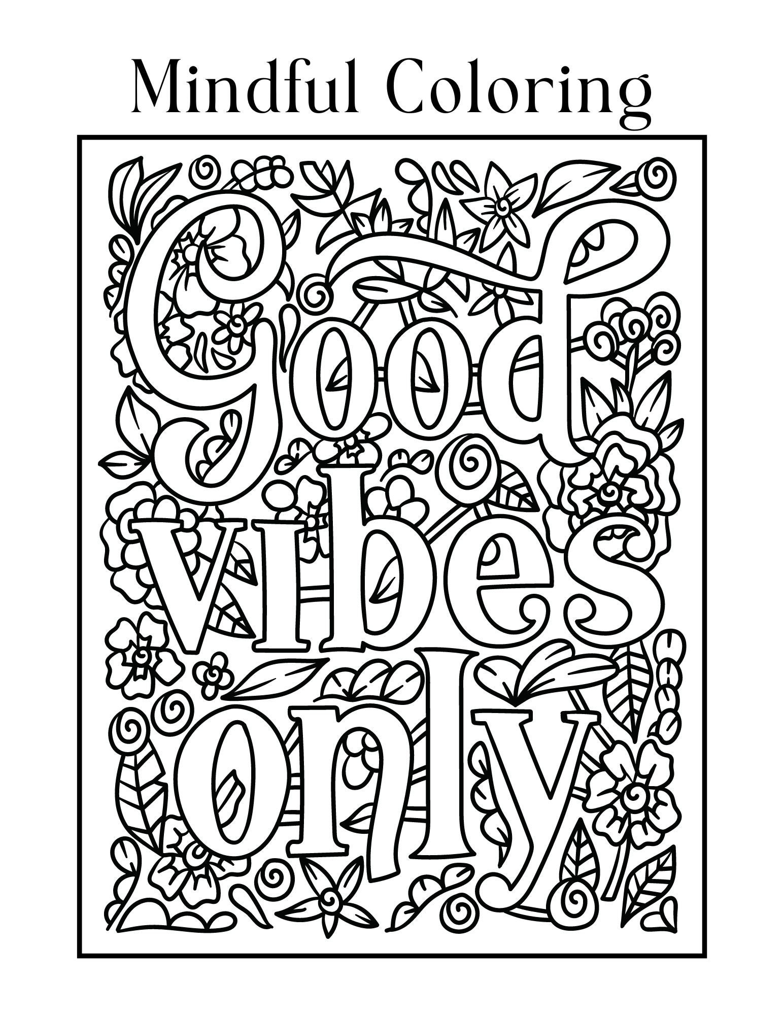 Mindful Coloring - Etsy