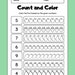 Count and Color, Kindergarten, Kids, Math, Learning, Numbers - Etsy
