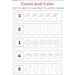 Count and Color, Kindergarten, Kids, Math, Learning, Numbers - Etsy