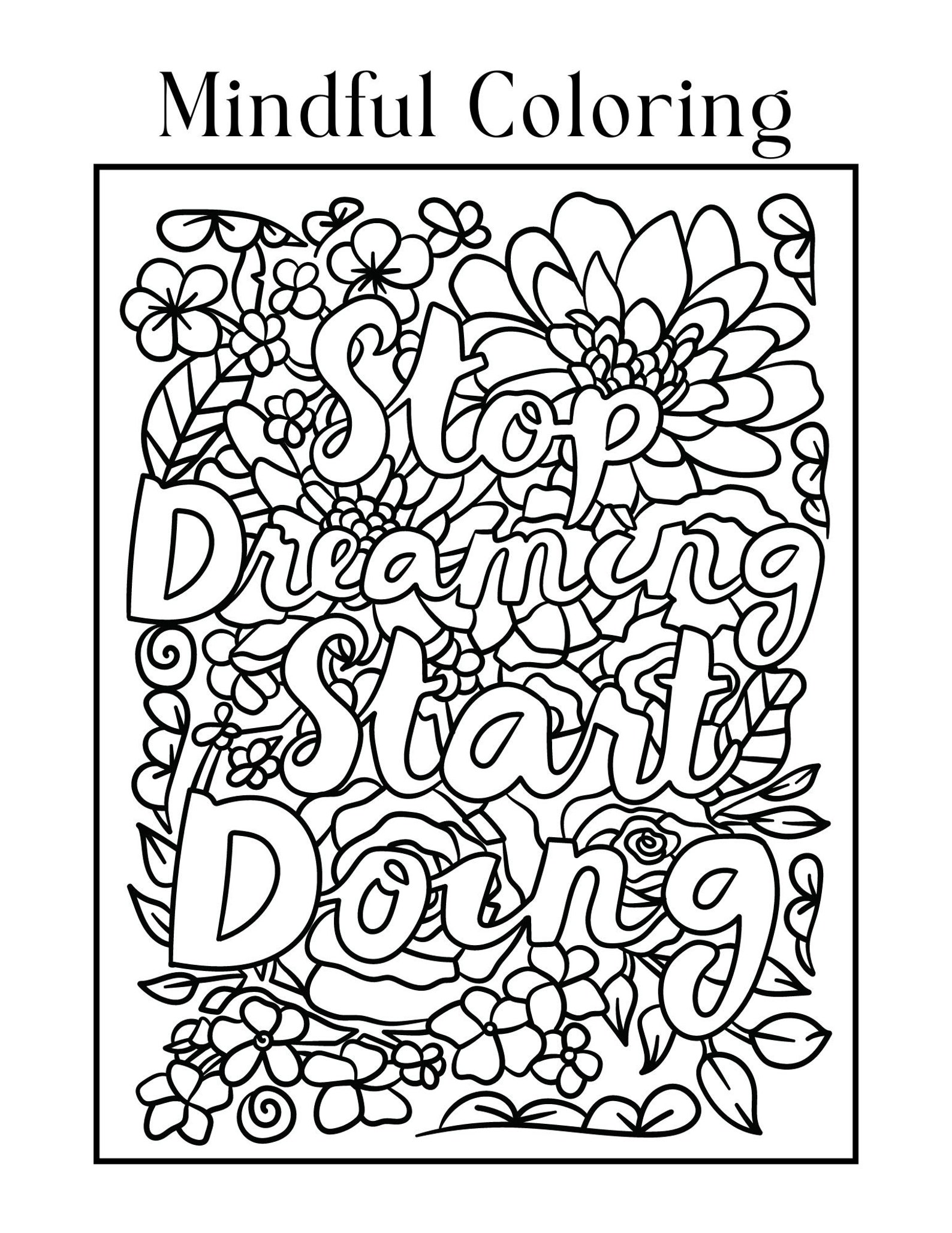 Mindful Coloring - Etsy