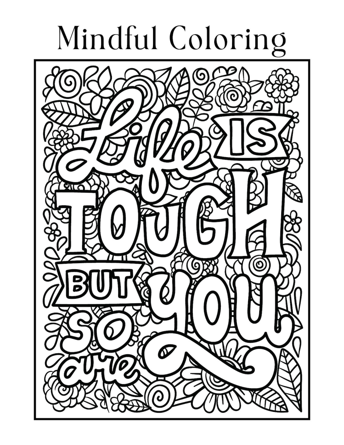 Mindful Coloring - Etsy