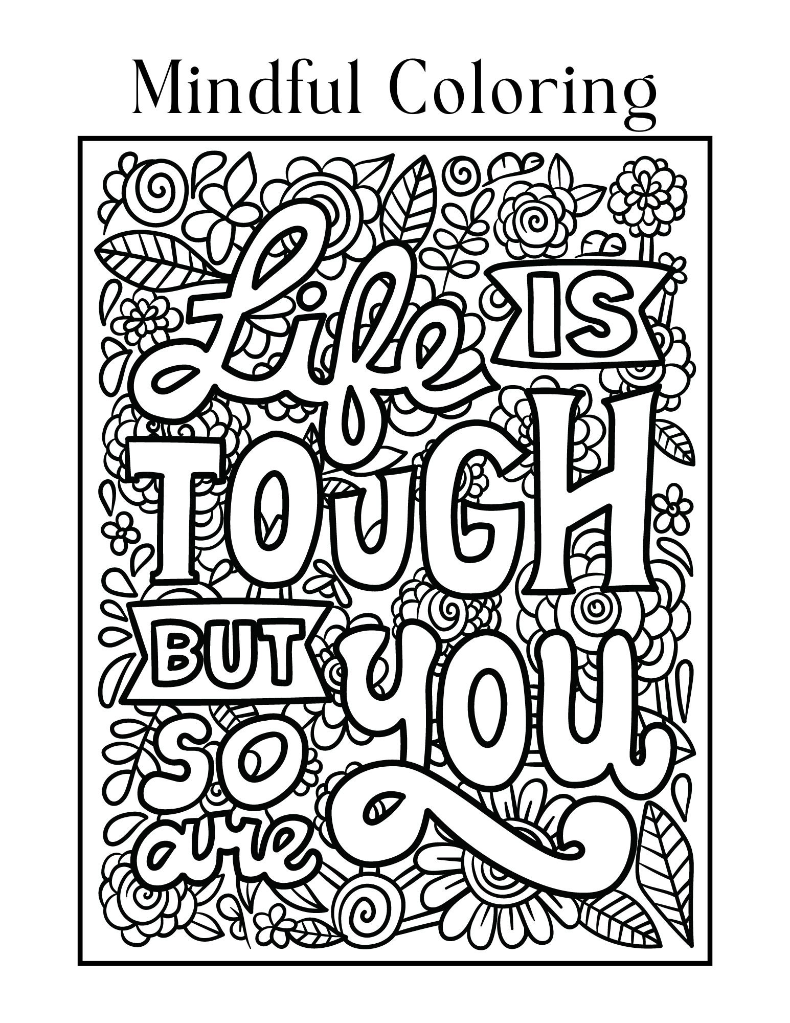 Mindful Coloring - Etsy